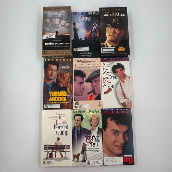 Media | Tom Hanks Movie Vhs Lot Saving Private Ryan Turner Hooch ...